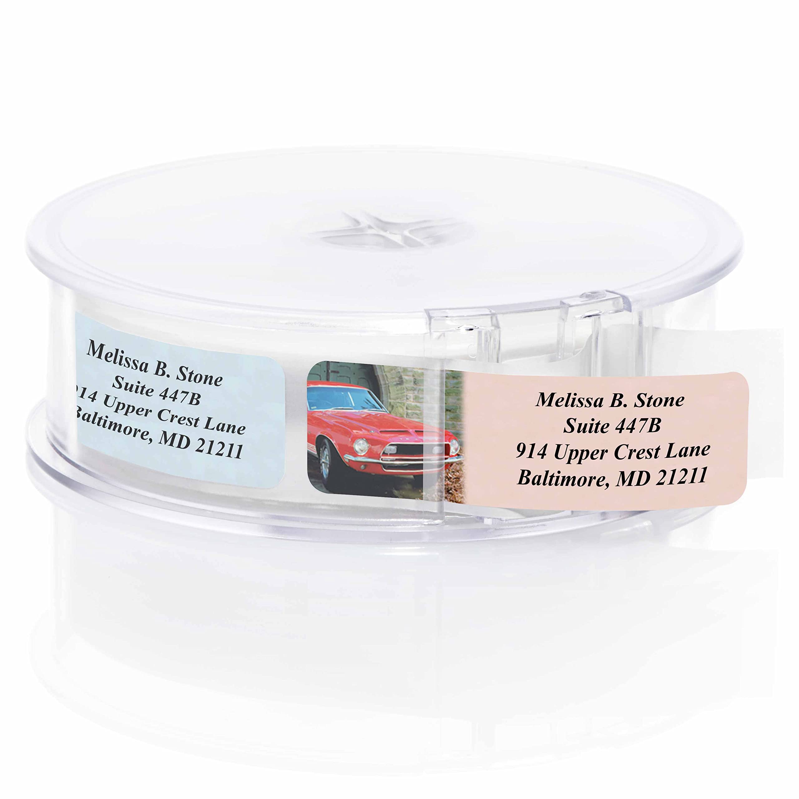 Amazon.com : Muscle Cars Designer Assorted Rolled Address Labels with ...