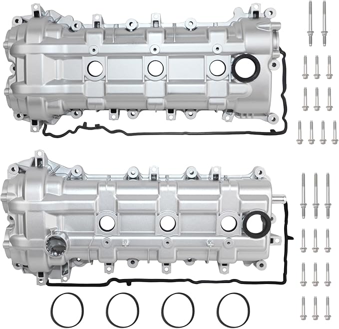 Amazon.com: PHRAETYSON Upgraded Aluminum Engine Valve Cover Set ...
