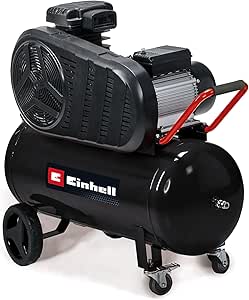 Einhell 50L Belt Driven Air Compressor - 3000W, 240V, 10 Bar, 145 PSI, 420 L/m Intake Capacity ...