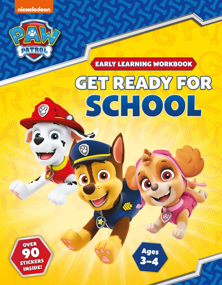 Amazon.com: Get Ready for School! (PAW Patrol Early Learning Sticker ...