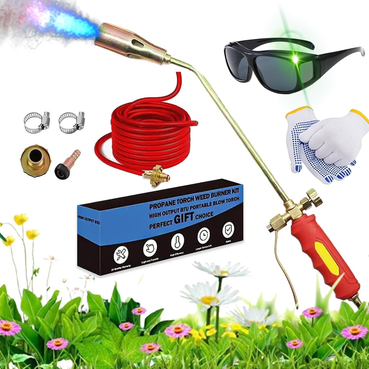 Amazon.com : Firmsteady New Propane Torch Weed Burner Kit ...