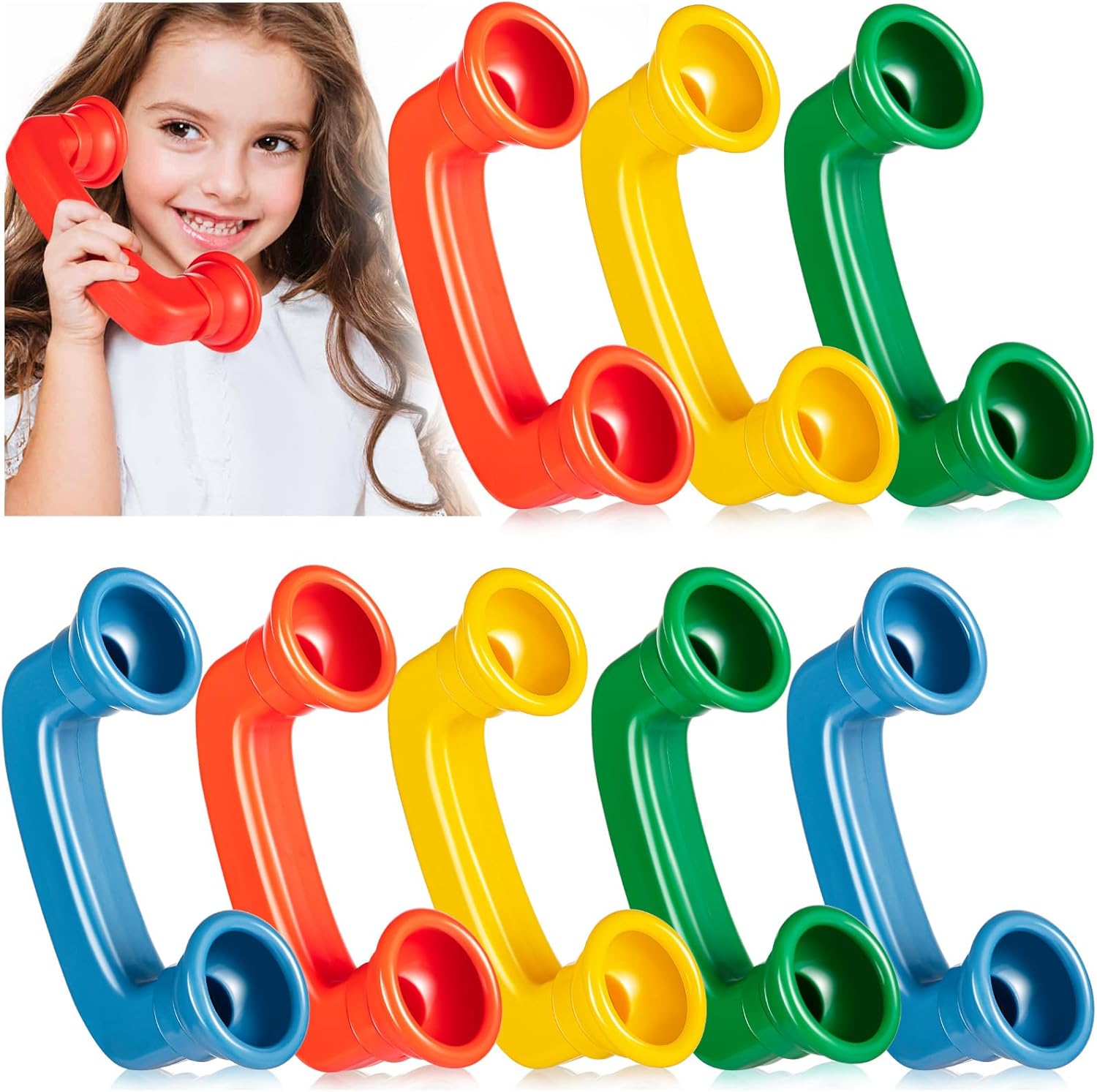 Amazon.com: Whisper Reading Phones 8 Pcs Reading Phone Hear Myself ...