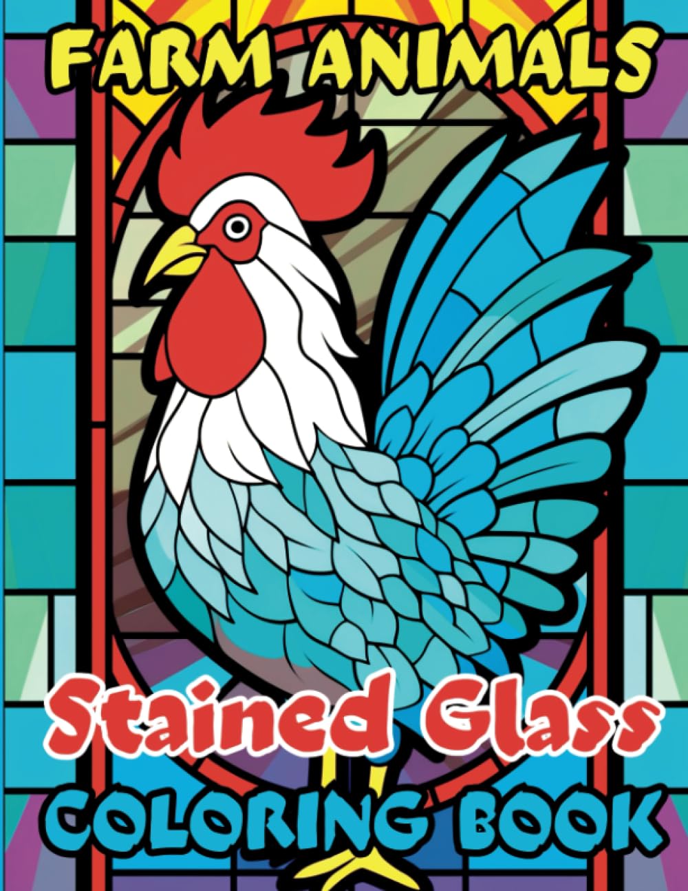 Agriculture Stained Glass Patterns Farm And Tractor Stained Glass