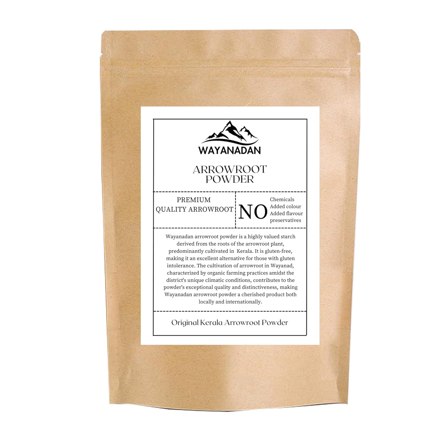 Wayanadan Kerala Traditional Pure Arrowroot powder/Starch - Kuvvapodi ...