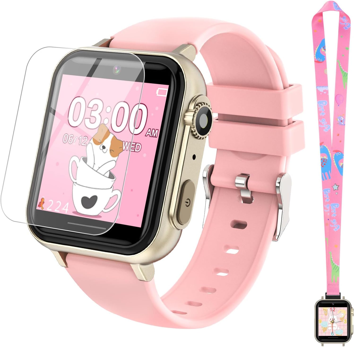 Amazon.com: Smart Watch for Kids, Kids Smart Watch Toys 19 Games Touch ...