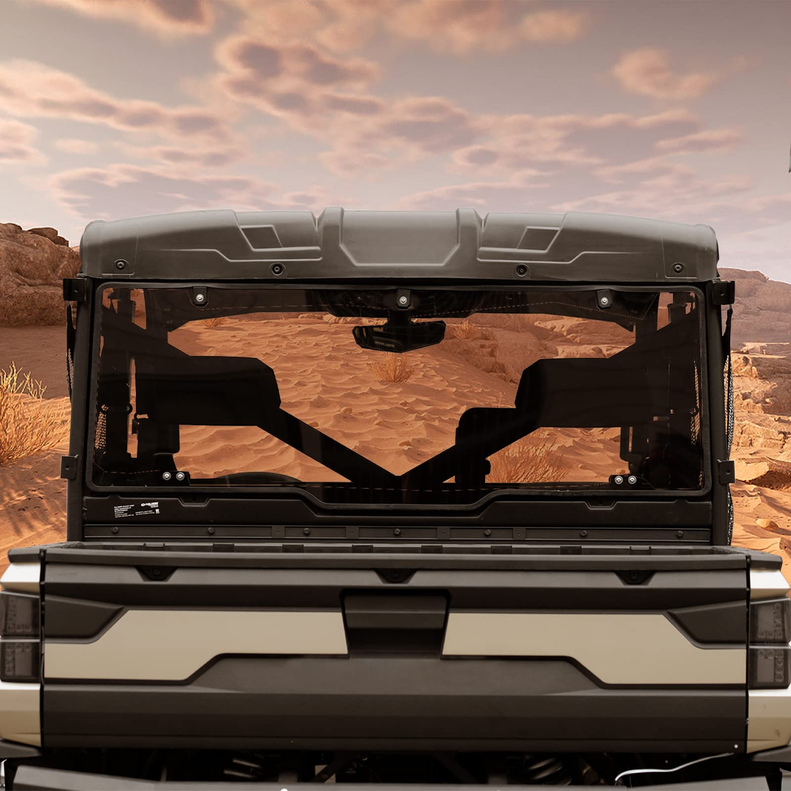 HAKA TOUGH Rear Window for 2017-2023 Polaris Ranger XP 1000/Crew, 2020 ...