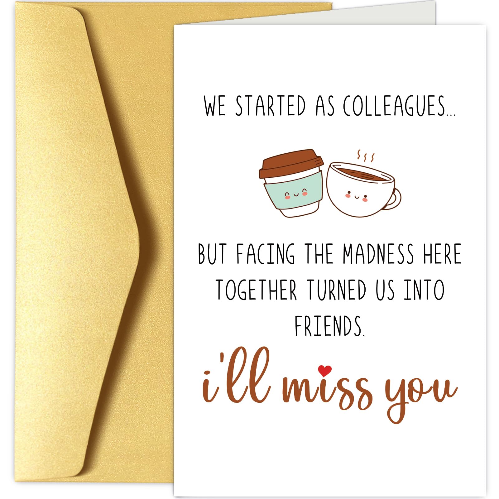 Snapklik.com : Colleague Leaving Card, New Job Card For Coworker Boss ...