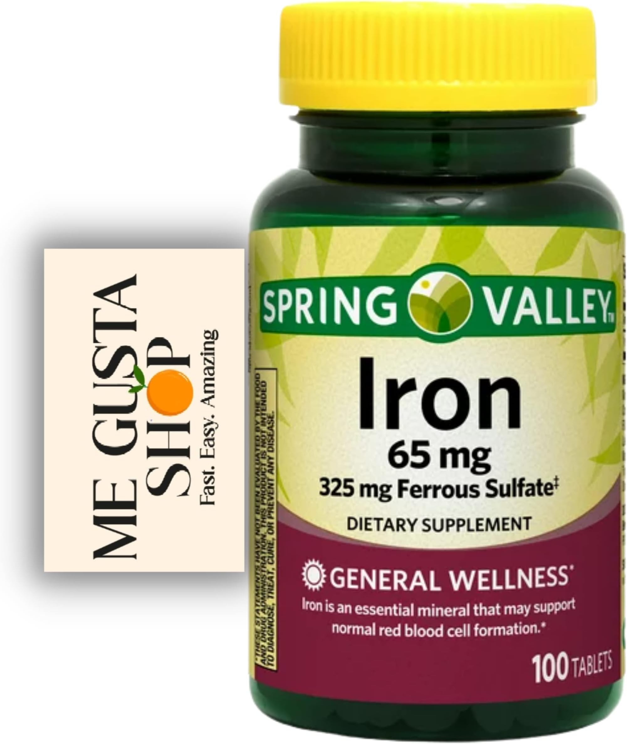 Amazon.com: Spring Valley Iron Tablets Dietary Supplement Value Size ...