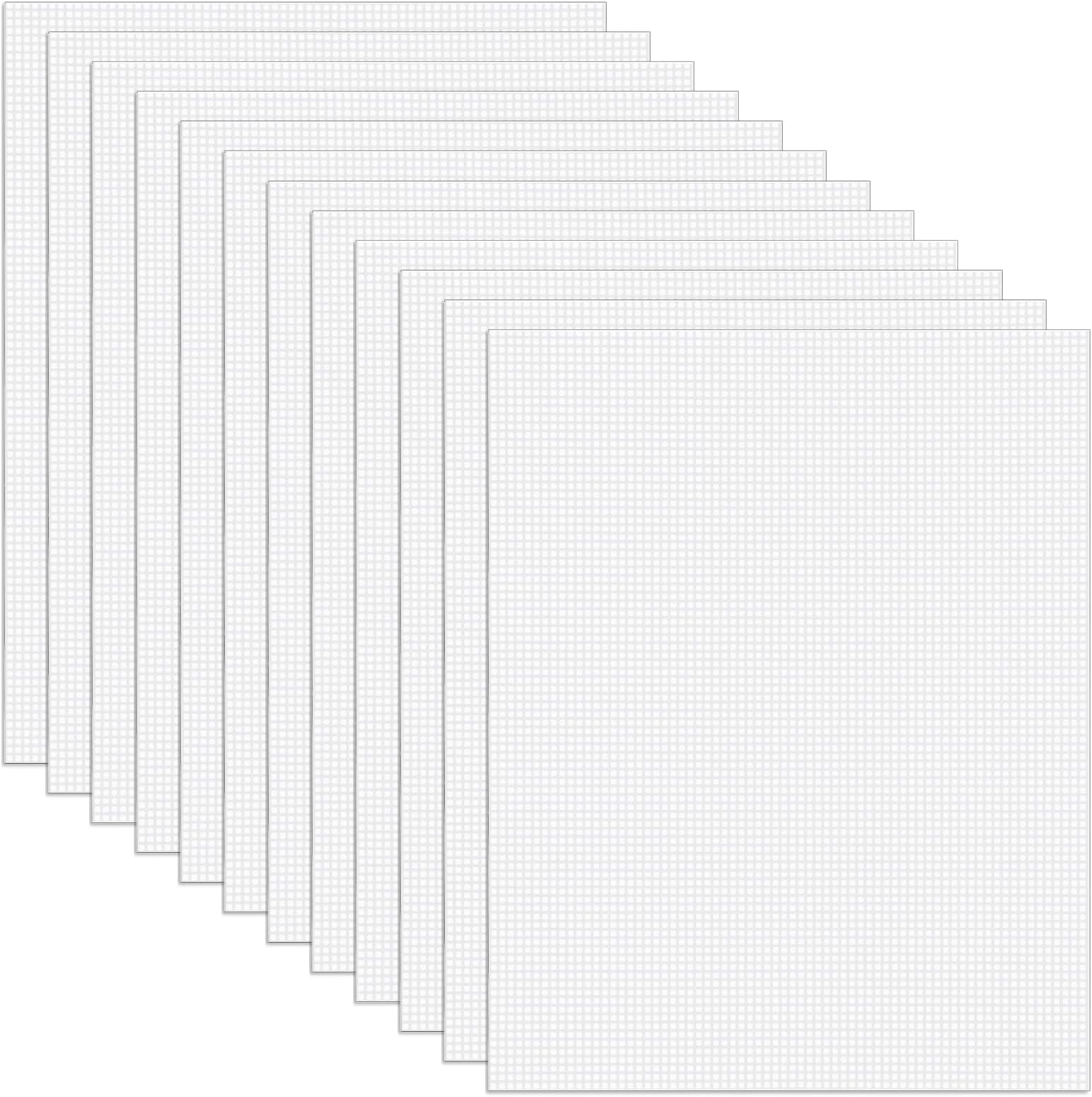 Amazon.com: 4PCS 7 Count Plastic Mesh Canvas Sheets, 10.23 x 13 Inch ...