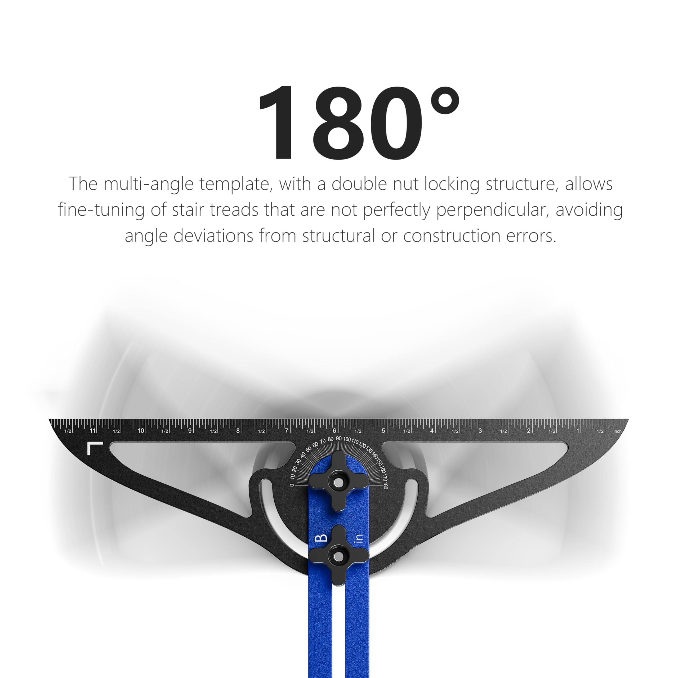 Snapklik.com : Magmaniac Stair Tread Template Tool Dual Nut Stair Tread ...