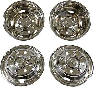 Amazon.com: Set of Four 17" Dually Bolt-On Wheel Simulators for GMC ...
