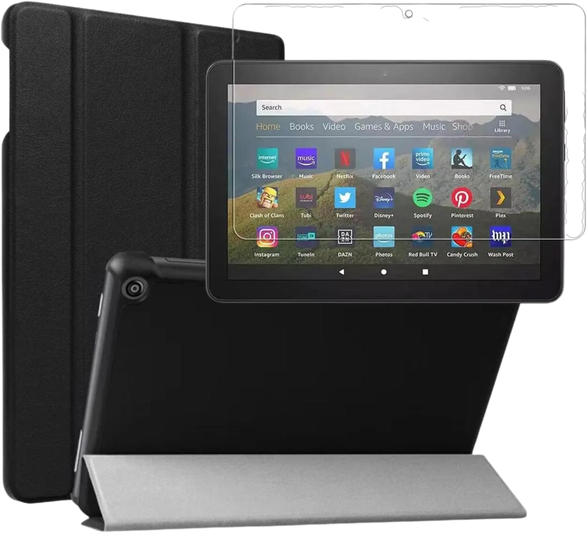 Capa Case Para Tablet Amazon Fire Hd 10 10.1" 2021 (KFTRWI T76N2B ...