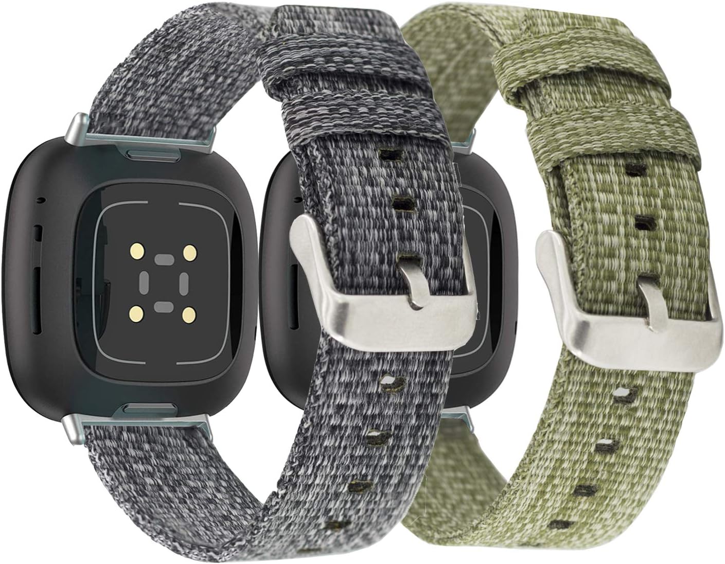 Amazon.com: Mtozon 2-Pack Bands Compatible with fitbit Sense 2/Versa 4 ...