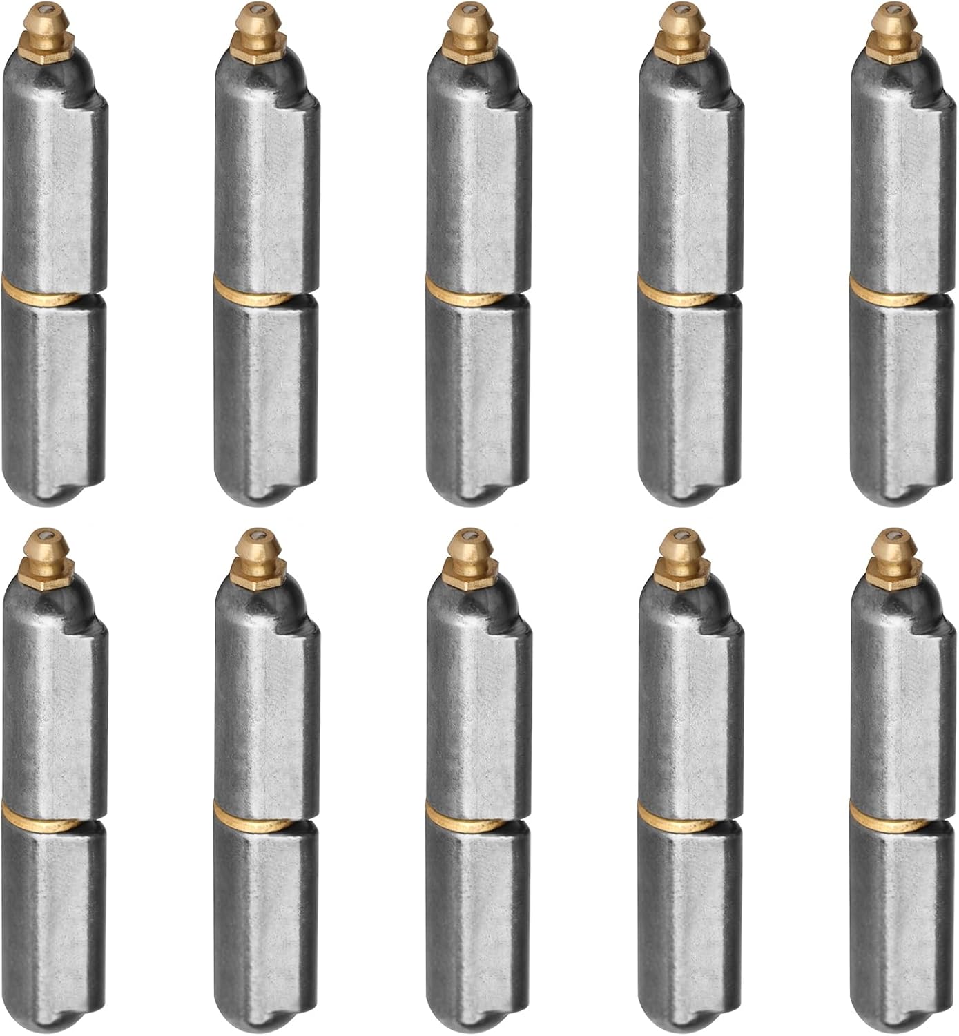 Amazon.com: MOUNTAIN_ARK 10 Pack 3-1/2" Weld On Bullet Hinges with ...