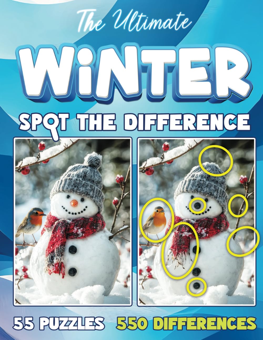 Amazon.com: The Ultimate Winter Spot The Difference Book For Adults: 55 ...