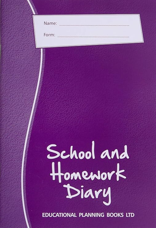 School and Homework Diary (Purple) : Amazon.co.uk: Stationery & Office ...