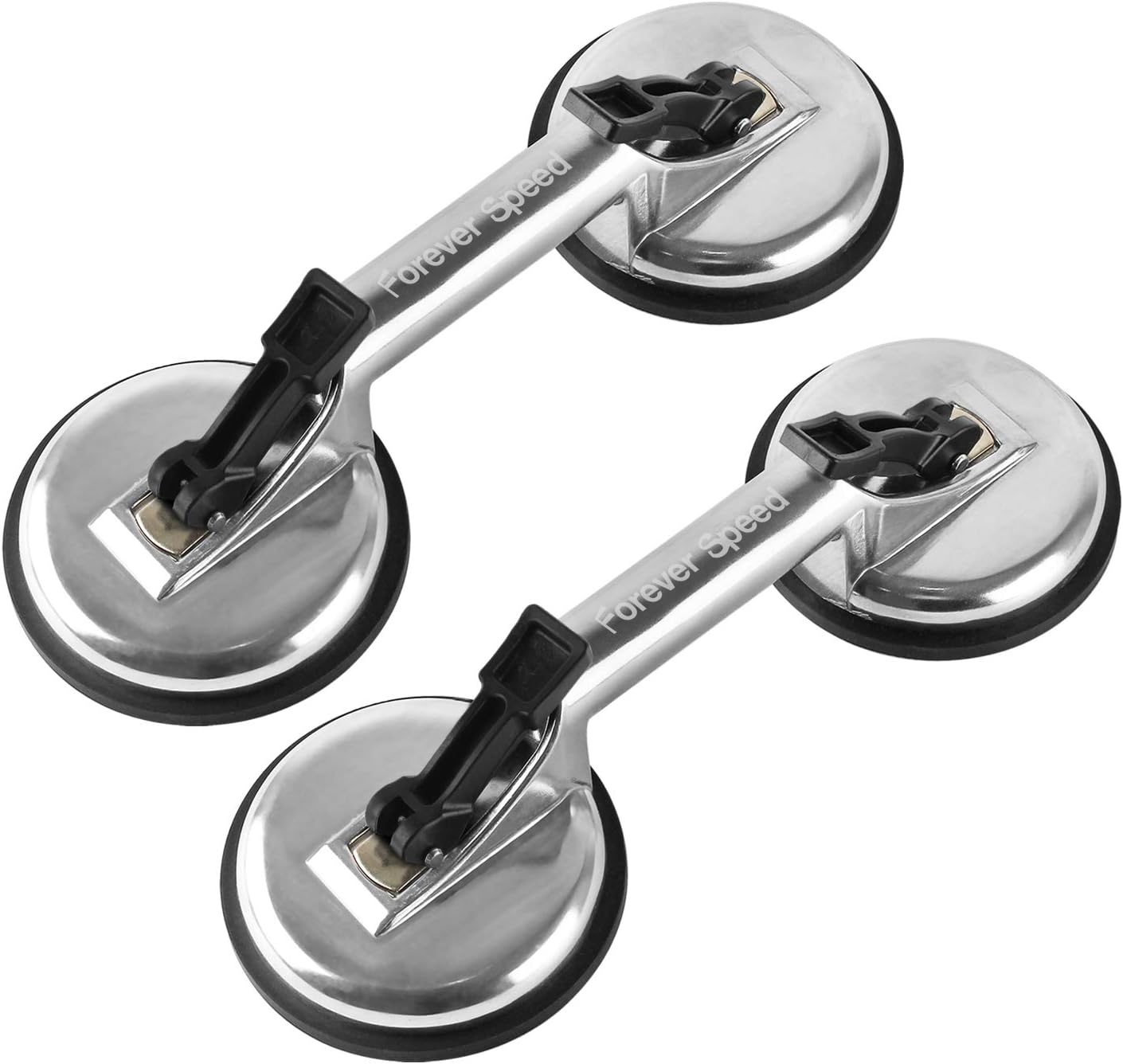 Forever Speed 2 x Aluminum Suction Lifter Glass Sucker Tool Glass ...