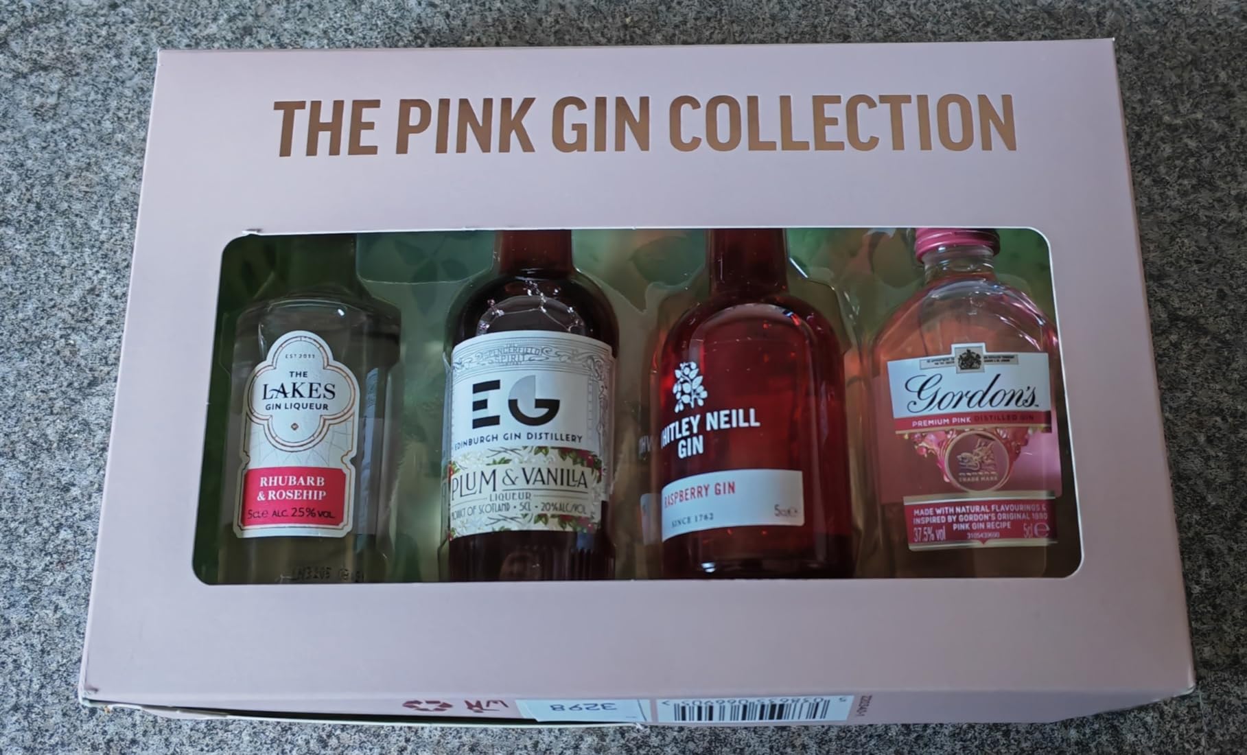 Pink Gin Gift Set - Birthday Gifts for Women, 4x5cl Whitley Neill ...