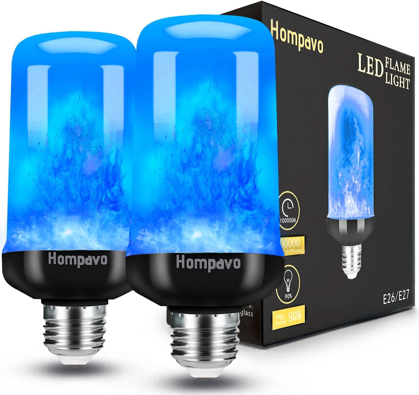 Philips Blue A19 Medium 4W Indoor/Outdoor LED Decorative Party Light ...