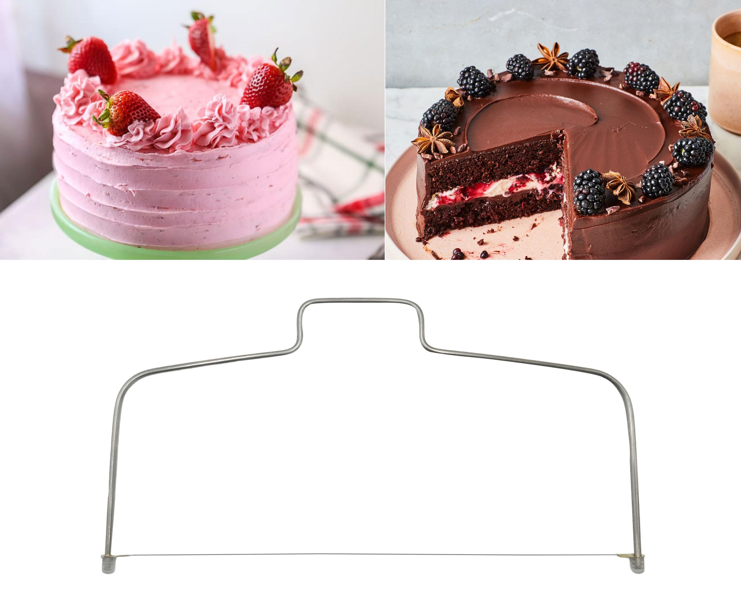 Snapklik.com : Kuchengerate Professional Cake Slicer Wire Cutter And ...