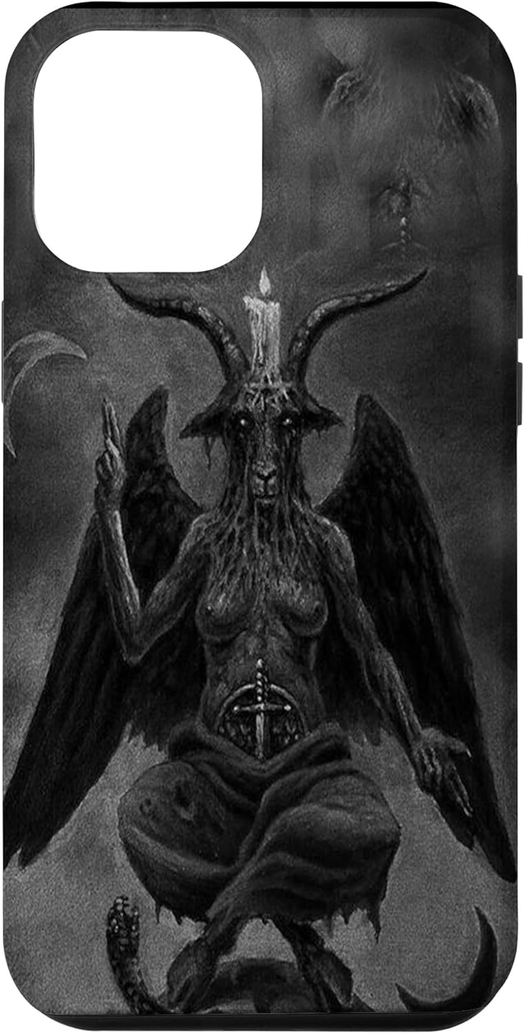 iPhone 15 Pro Max Baphomet Occult Satanic Gothic Satan Goat Head 666 ...
