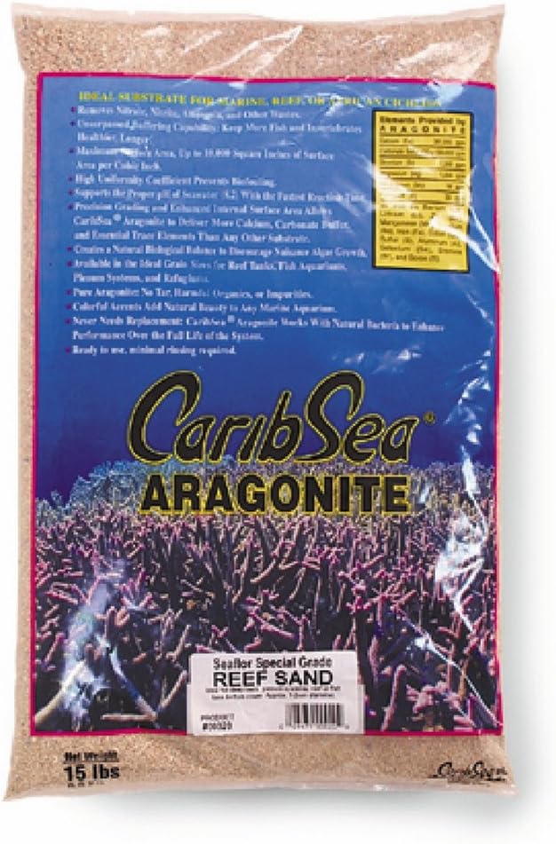 CaribSea Aragonite Reef Sand for Aquarium, 15 lb : Amazon.ca: Pet Supplies