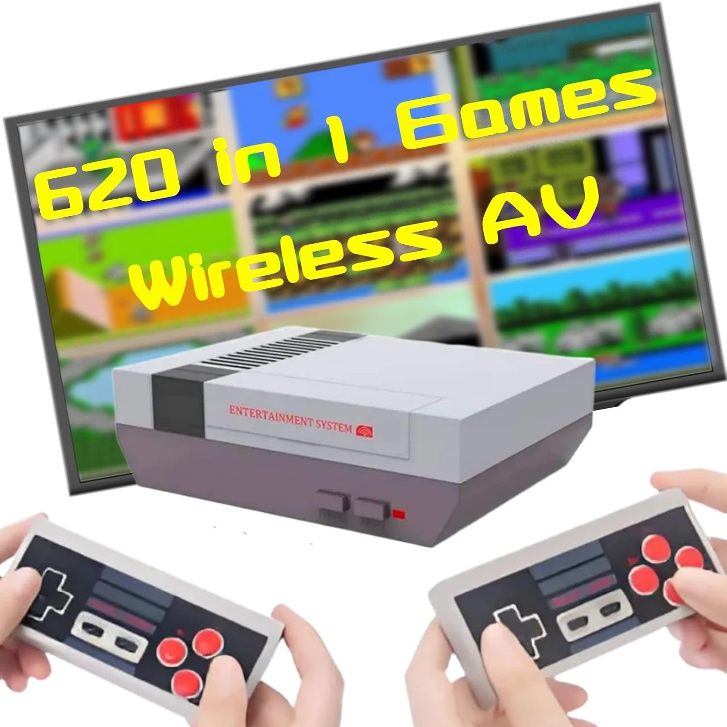 Amazon.com: Retro Game Console, Classic Video Games Console Built-in ...