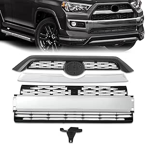 Amazon.com: KARPAL Front Bumper Upper Lower Grille Comptible with 2014 ...