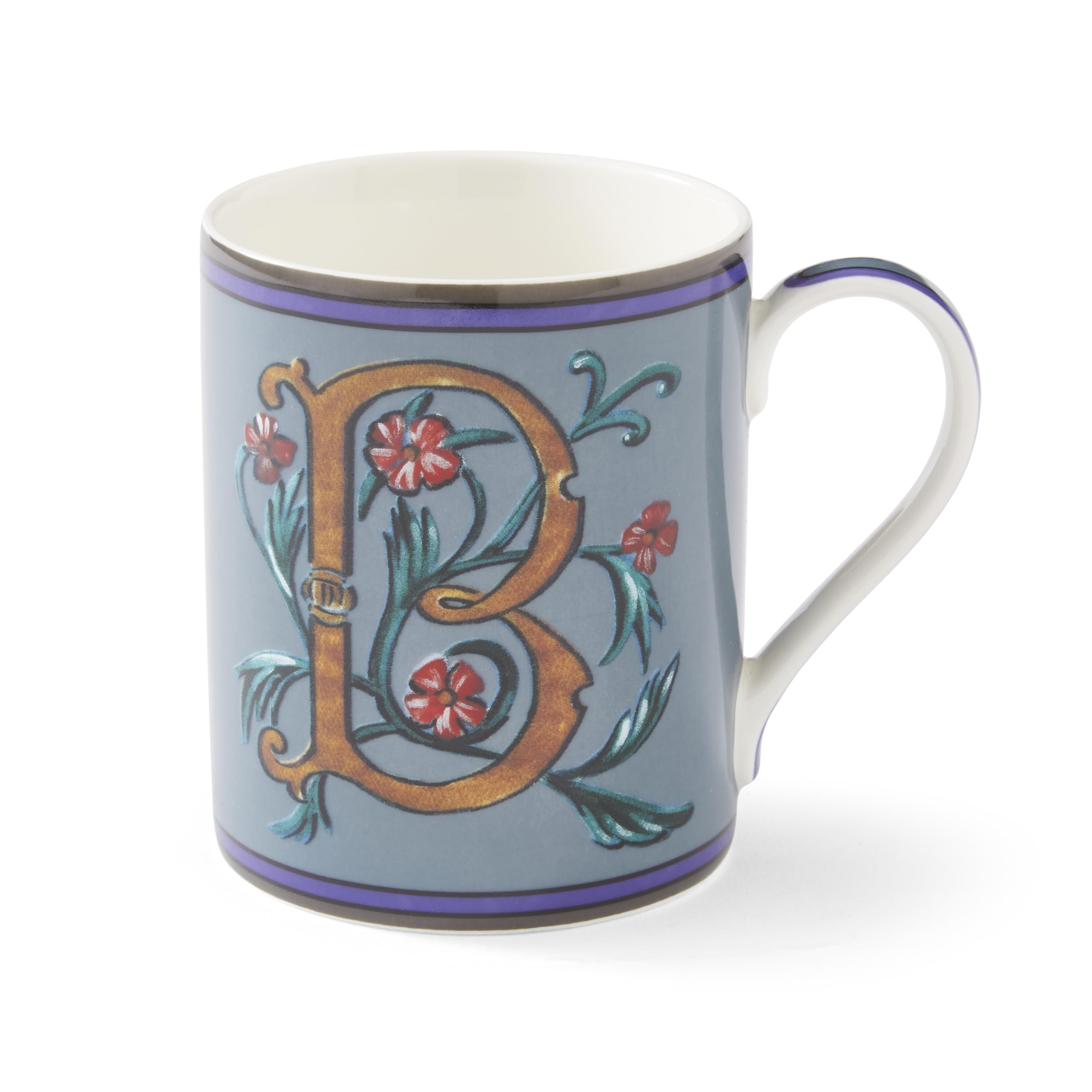 Amazon.com: Spode Kit Kemp 12oz Alphabet Mug | Letter B- Unique Stylish ...