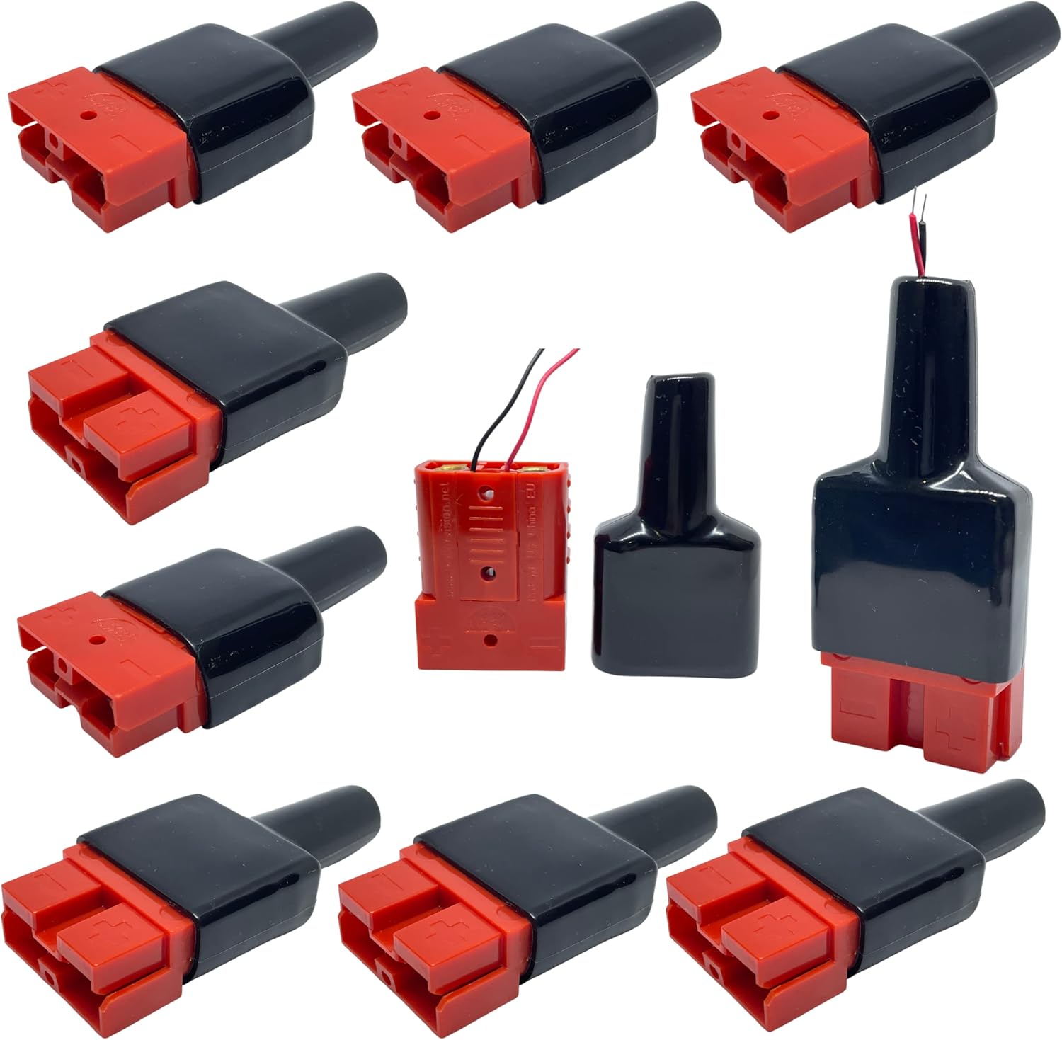 Amazon.com: Trailer Vision 50 Amp Anderson Connector w/Boot - Fits SB50 ...