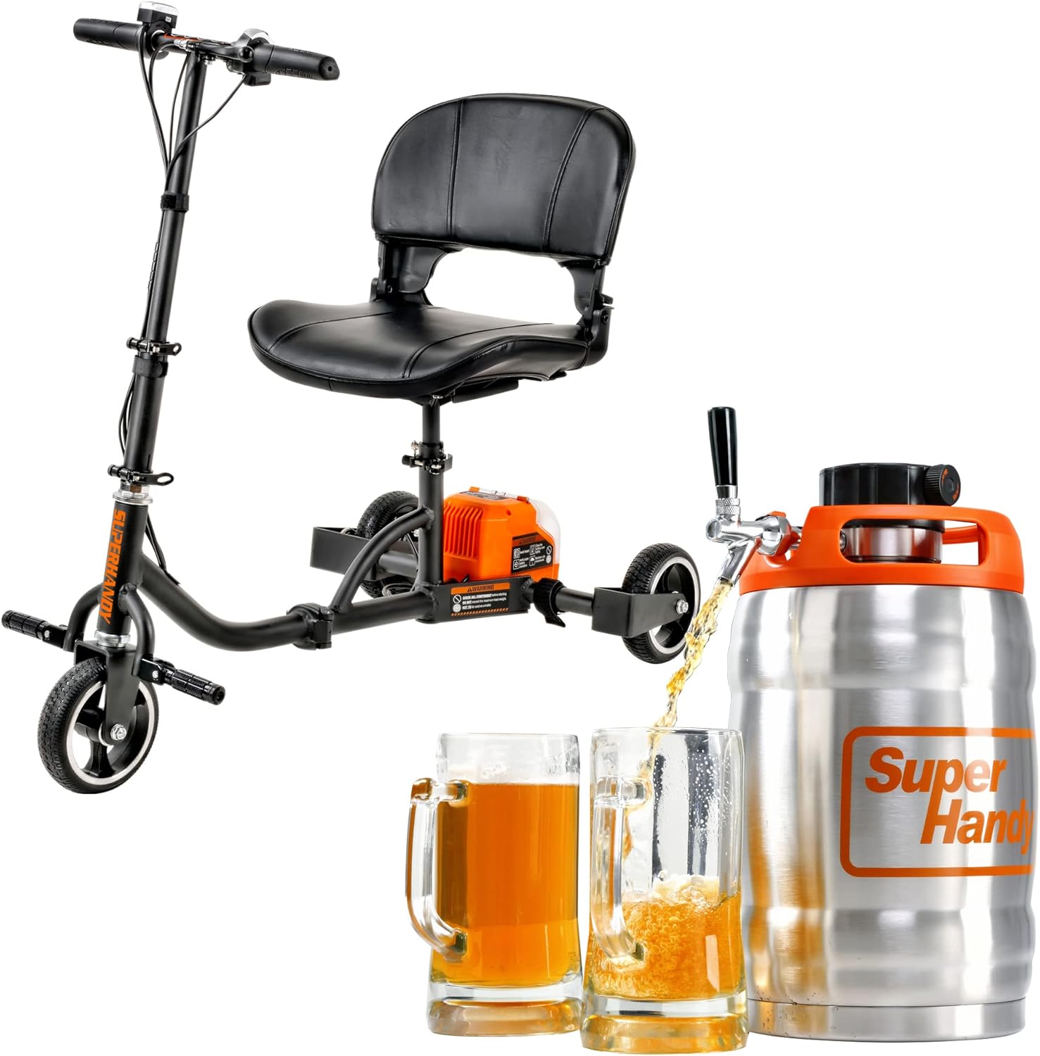 Amazon.com: SuperHandy Beer Keg Growler (170 oz) Portable Carbonated ...