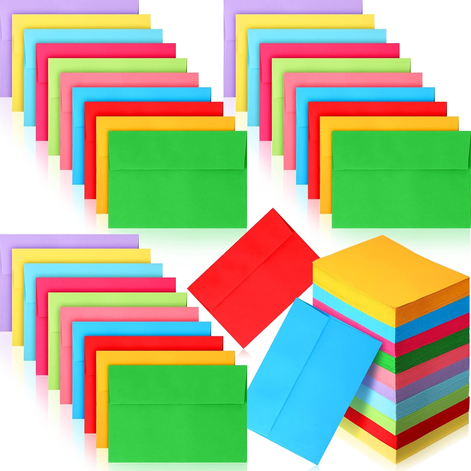 Amazon.com : 500 Pack 5 x 7 Inch A7 Envelopes Invitation Envelopes ...