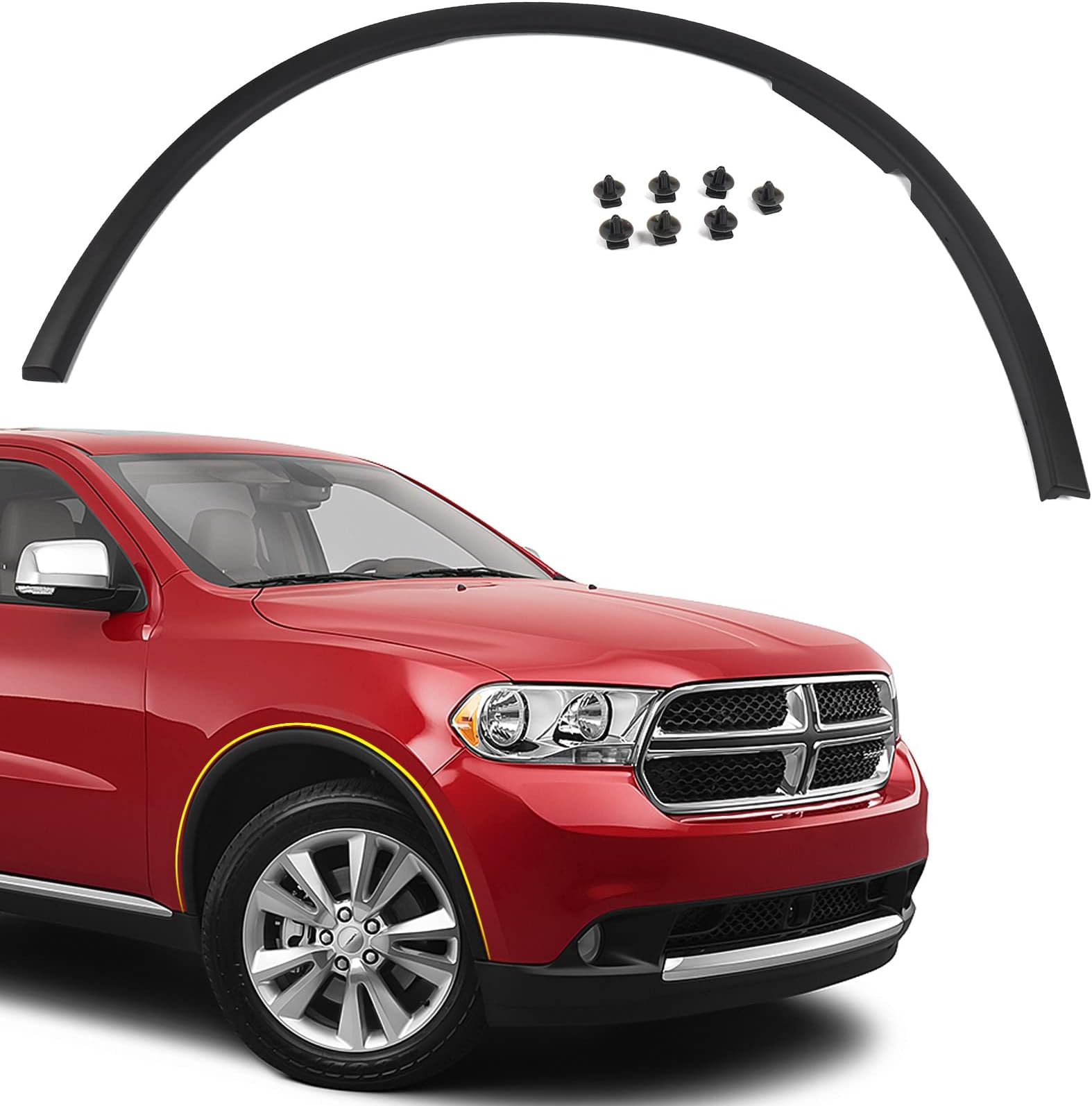 Amazon.com: FIONE -For Front Wheel Arch Fender Cover Trim Moulding ...