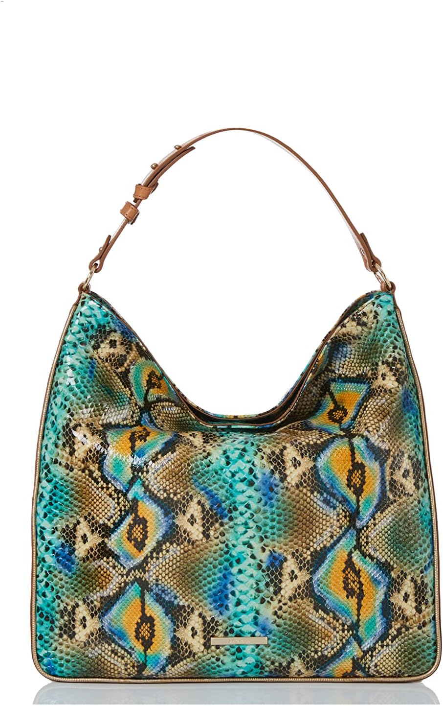 BRAHMIN Mineral Blue Chevelle Isabella: Handbags: Amazon.com