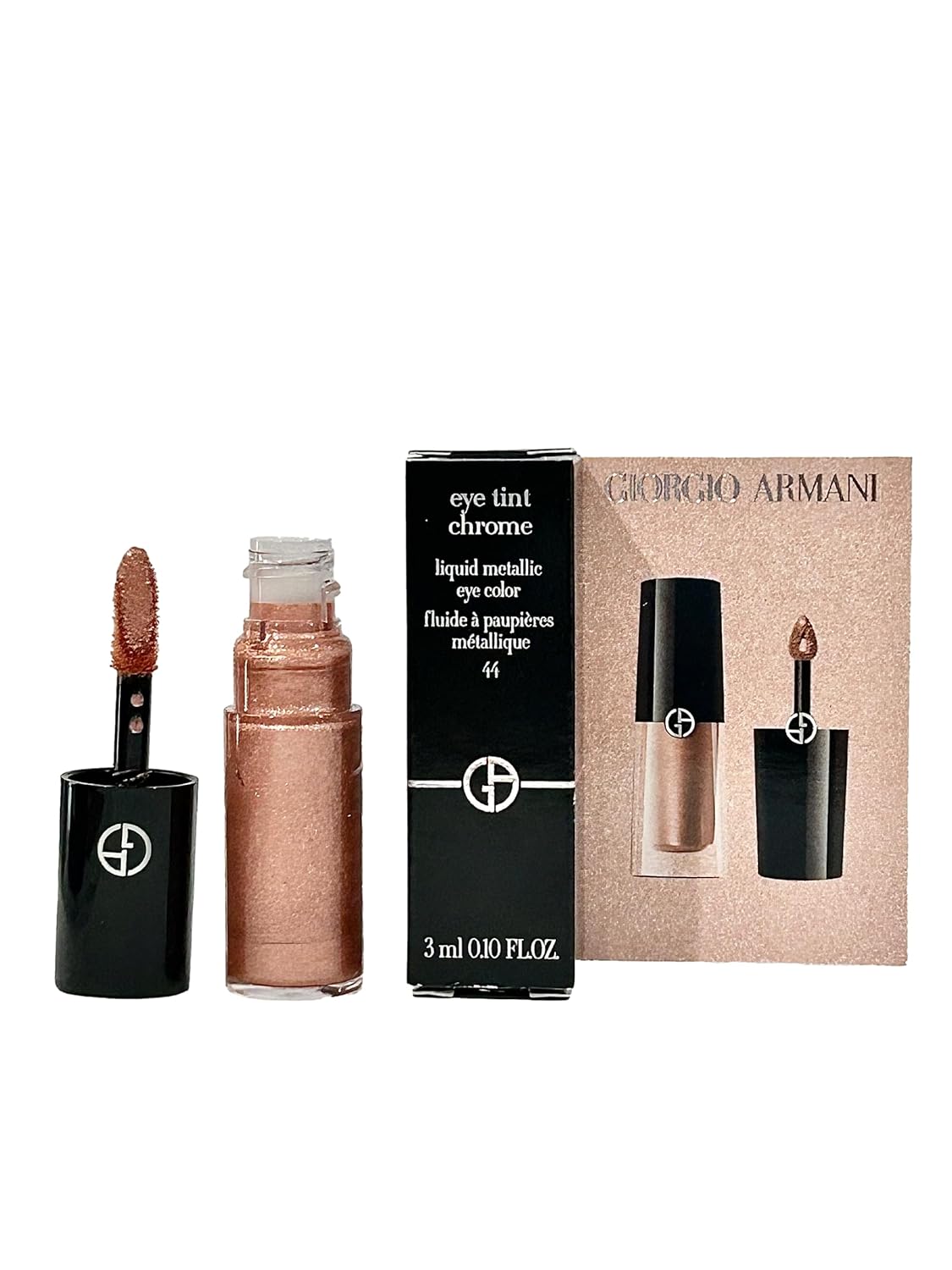 Amazon.com : GIORGIO ARMANI MINI Eye Tint Chrome Liquid Metallic Eye ...