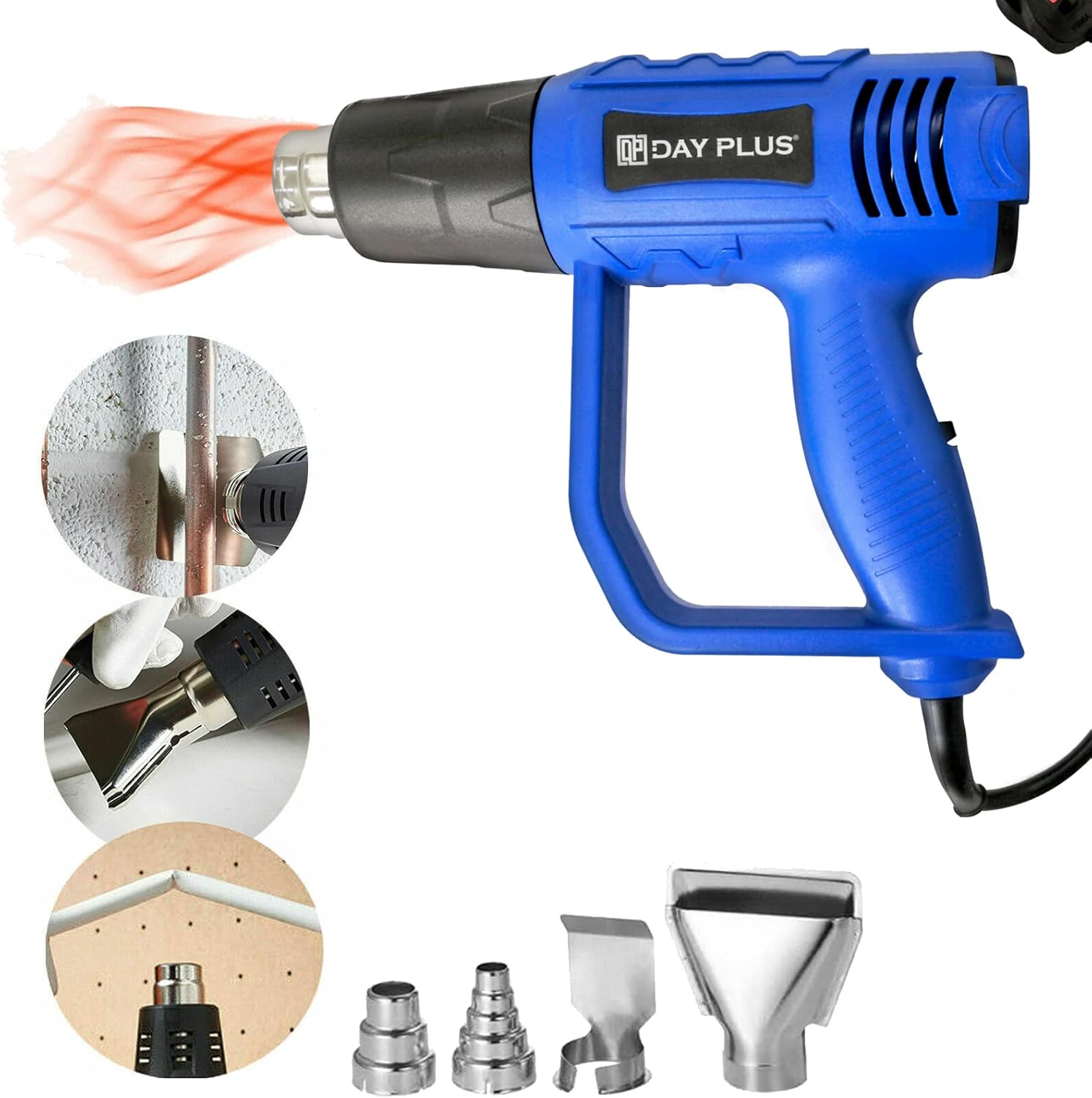 Heat Gun, 2000W Hot Air Gun Heat Gun with 2 Adjustable Temperature ...
