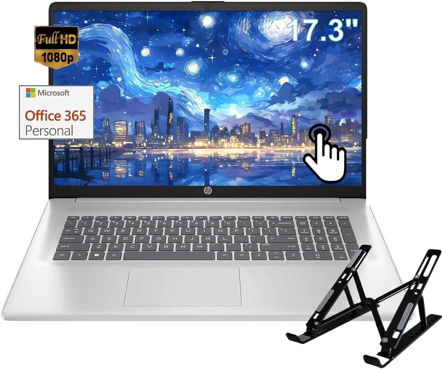 Amazon.com: HP 17.3inch Touchscreen Business Laptop - Intel Pentium ...