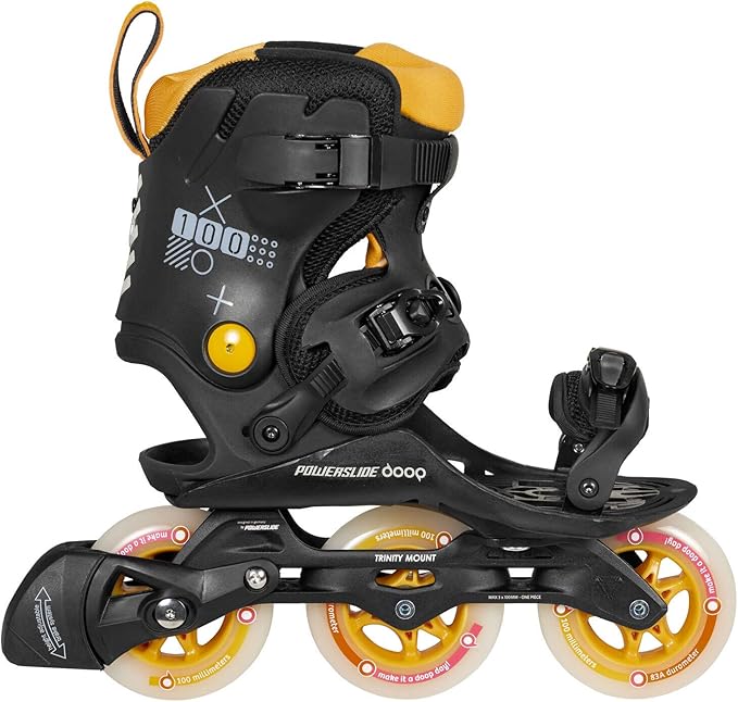 Powerslide Roller en Ligne Doop Yellow Sunrise 100 : Amazon.fr: Sports ...