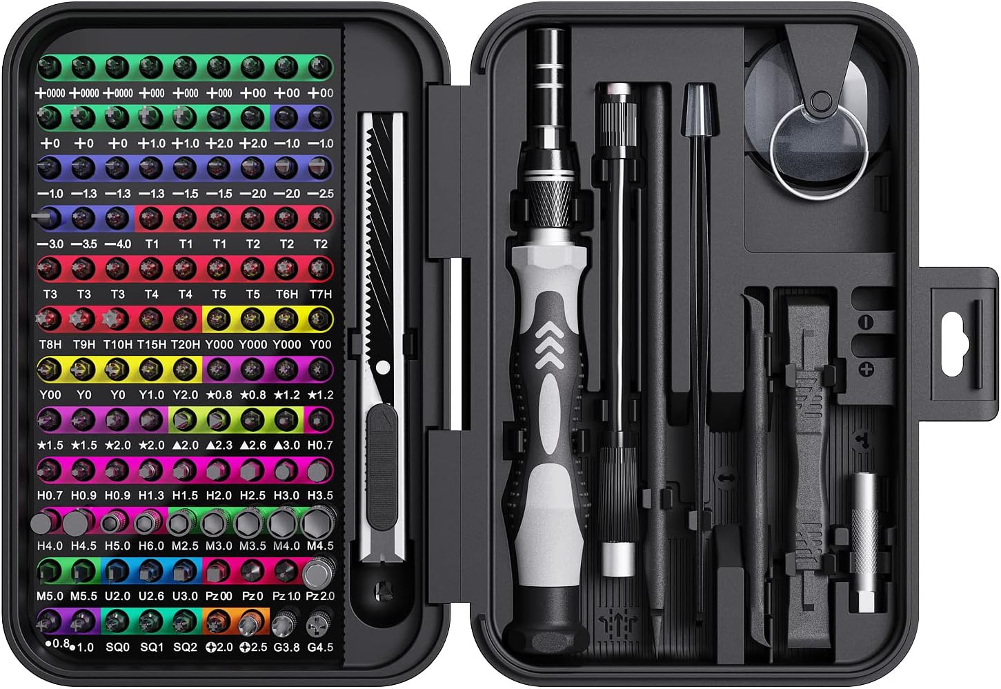 Amazon.com: YOYSUN 132 in1 Precision Screwdriver Set in Case with Big ...