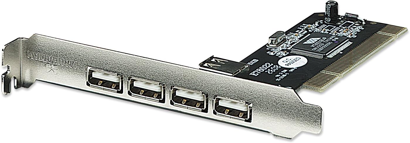 Amazon.com: Manhattan Hi-Speed USB PCI Card (171557) : Electronics