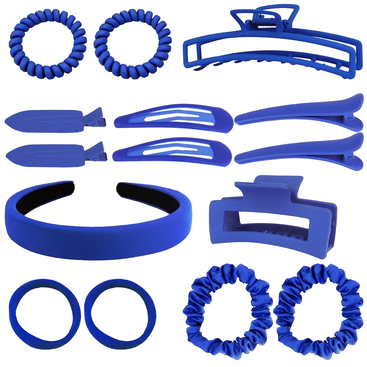 Amazon.com : 15pcs Hair accessories set Hair Claws Scrunchy Alligator ...