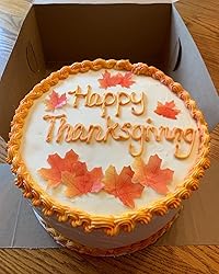 Amazon.com: 50 pcs Edible Fall Leaves Gold Leaf Cake topper maple ...