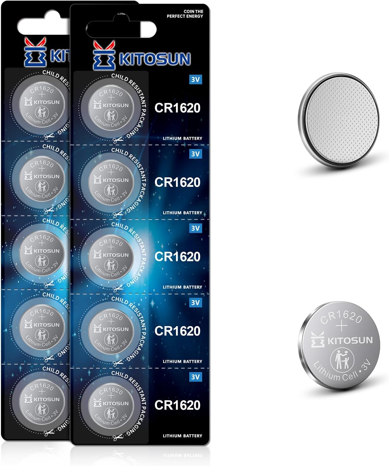 ANSMANN Lithium Batterie CR1/3N - CR11108/2L76 Batterie mit 3V und ...