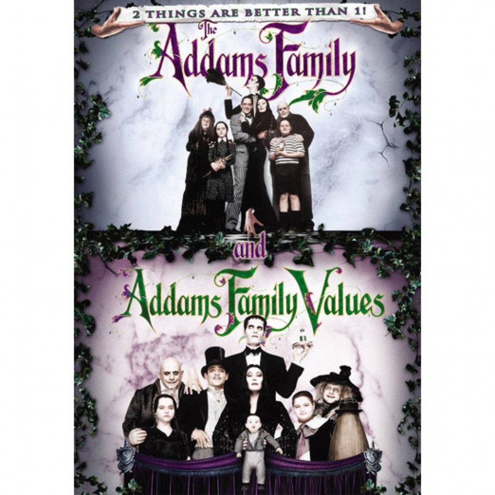 Amazon.com: Addams Family/Addams Family Values Double Feature (DVD ...