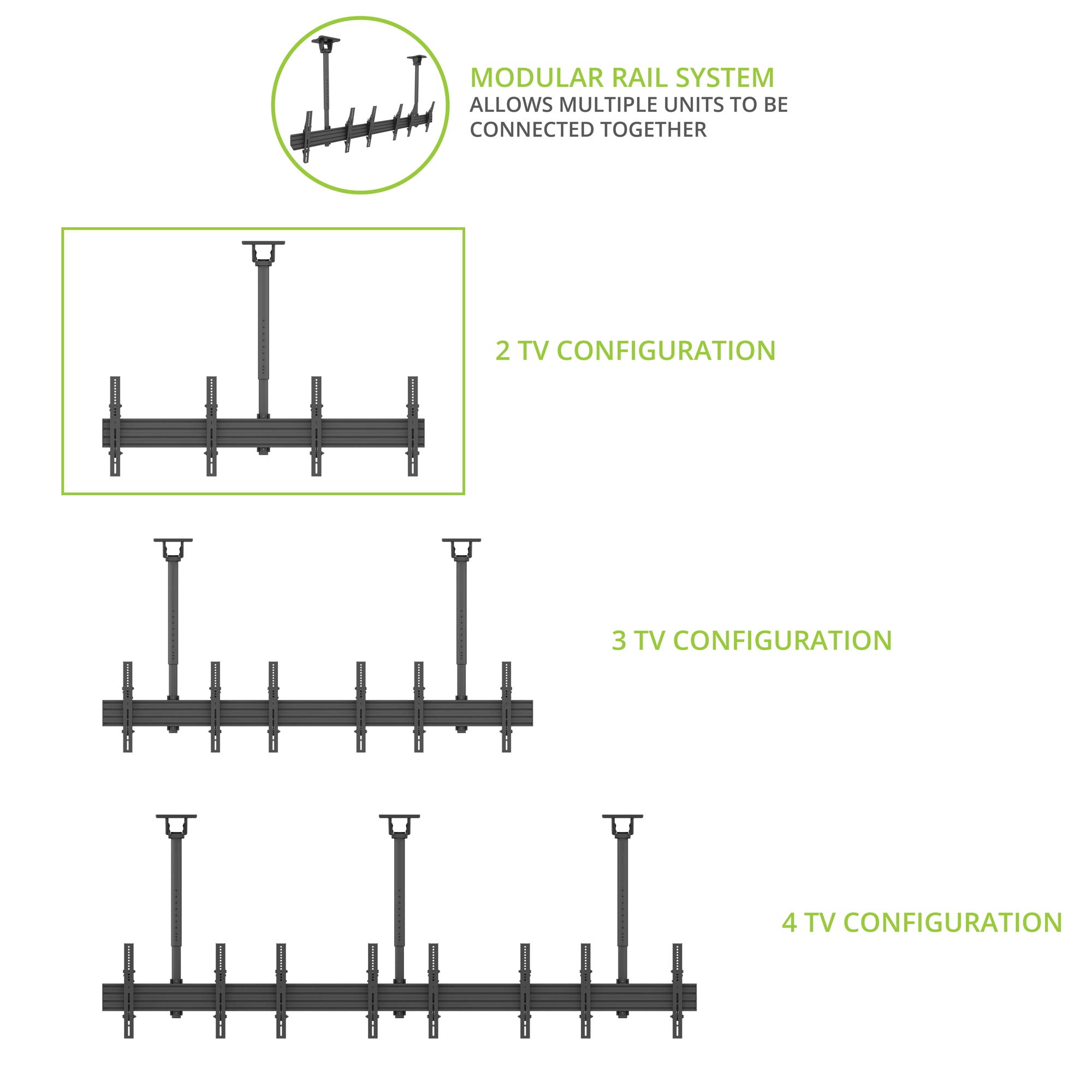 Snapklik.com : Kanto MBC211T Digital Signage Menu Board Ceiling Mount ...