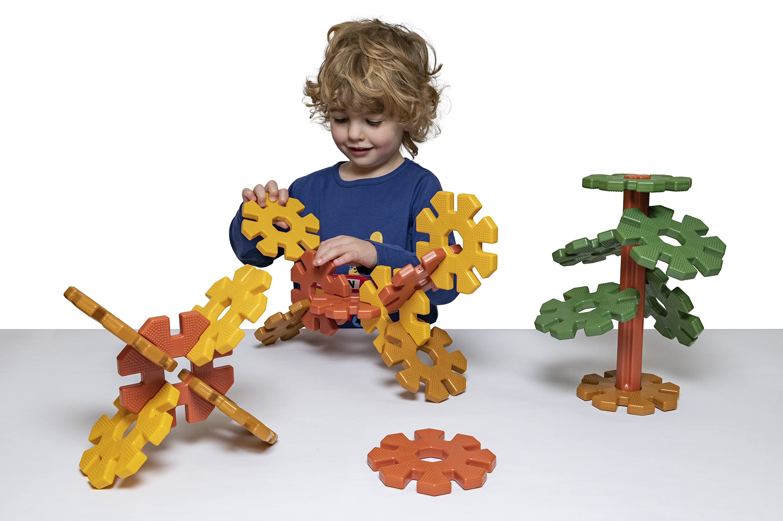 Amazon.com: Polydron My First Octoplay Natural Colored Construction ...