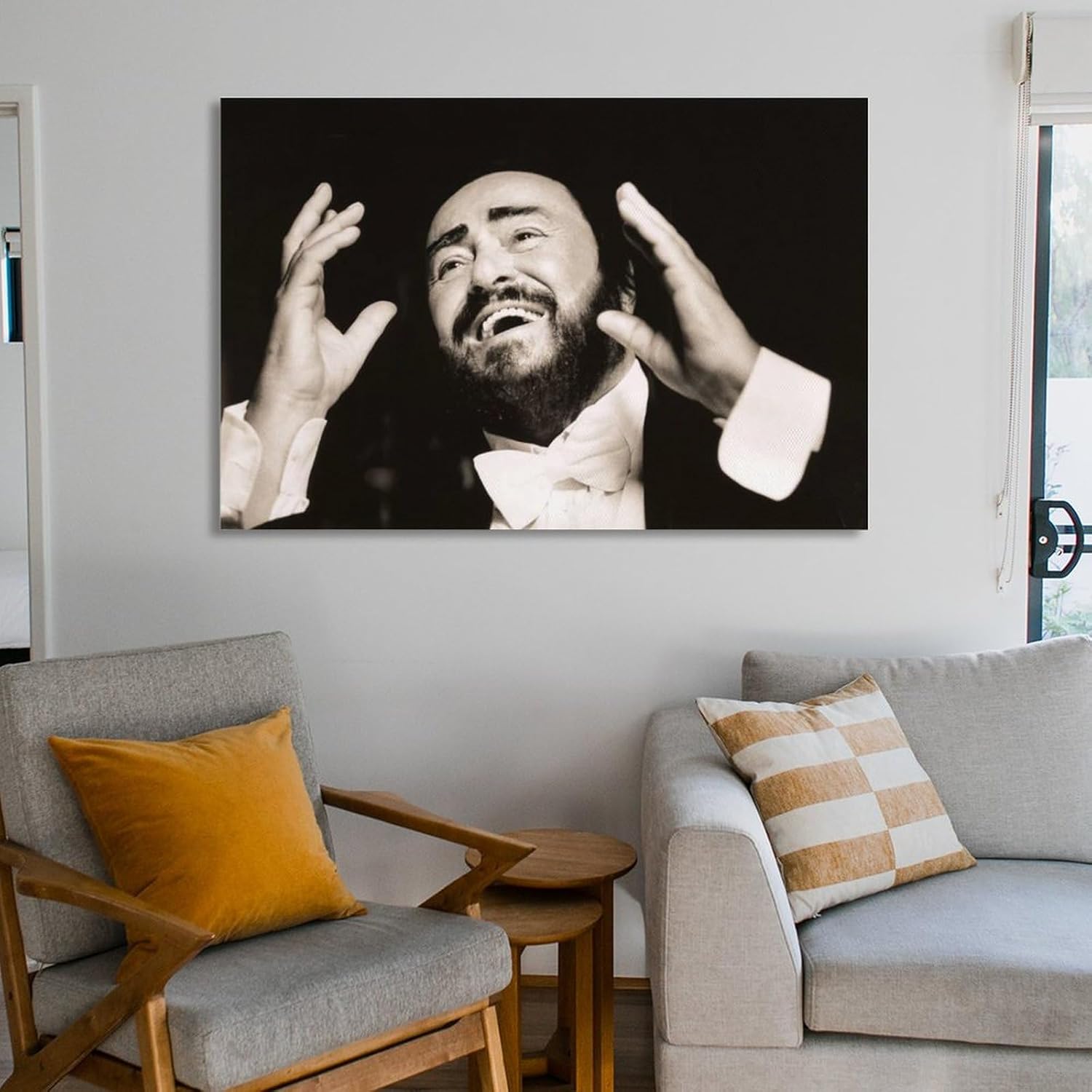 MAXIAN Luciano Pavarotti – Póster de arte tenor del mundo, 4 pinturas ...