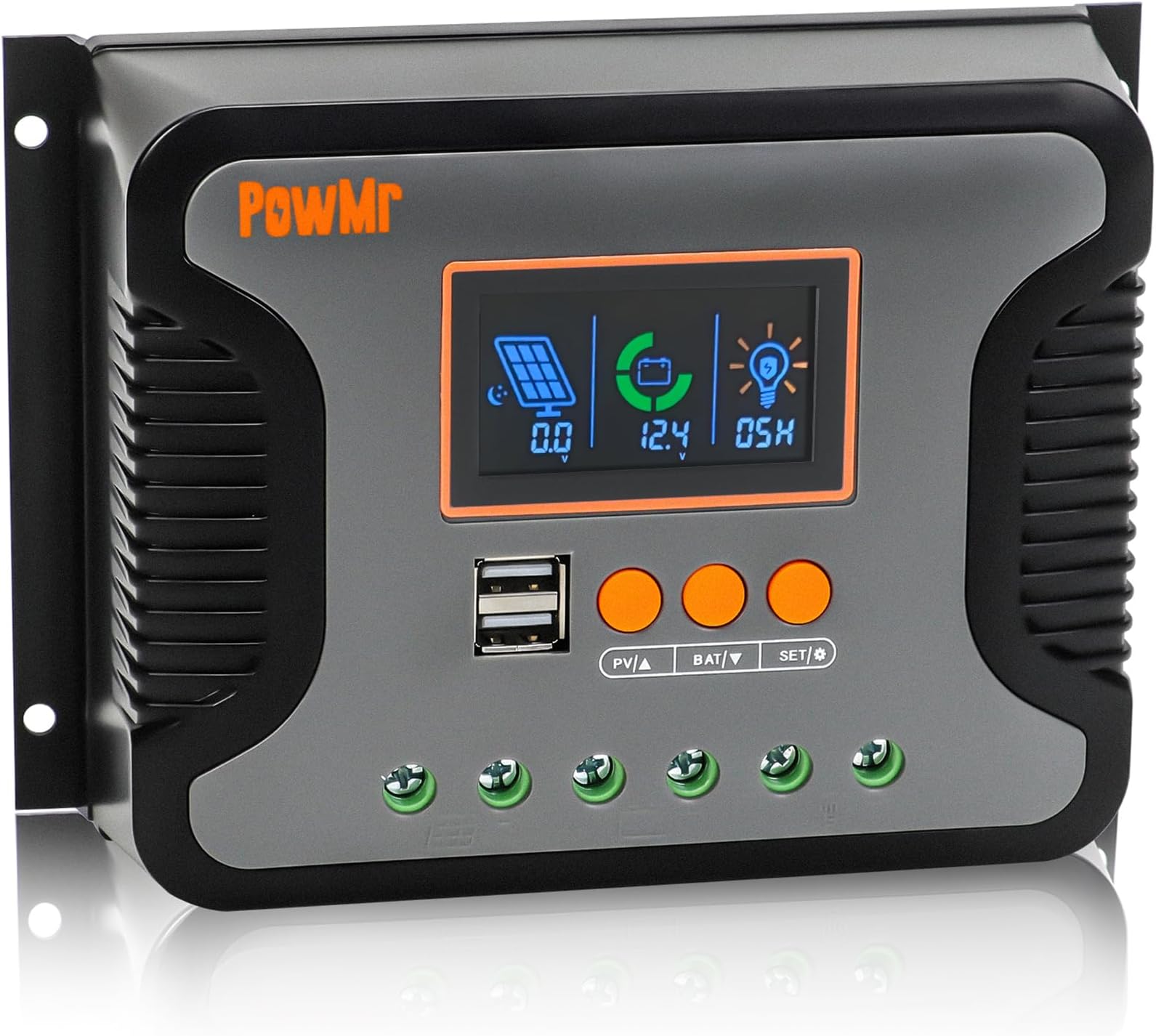 Amazon.com : 100A MPPT Solar Charge Controller, 12V 24V 36V 48V LCD ...