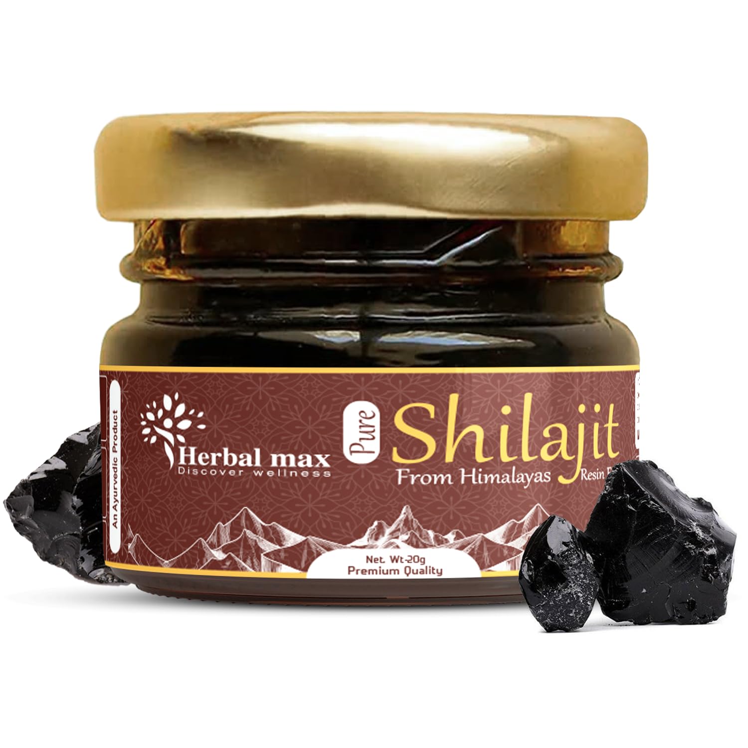 Buy al max Himalayan Shilajeet Resin 20g | Shilajeet Resin Original ...