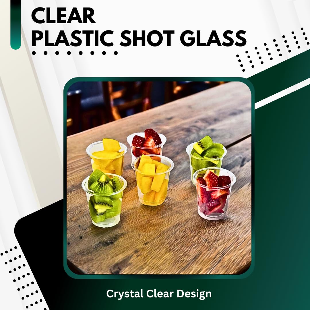 Snapklik.com : Green Direct Clear Disposable Cups PET 3 Oz Plastic Shot ...